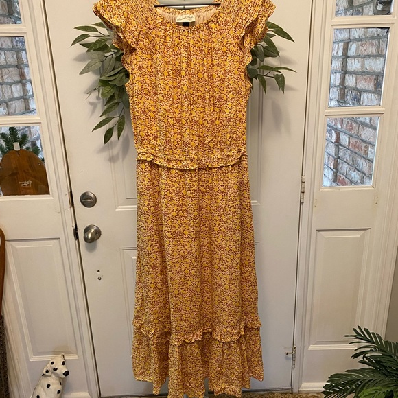 Universal Thread | Dresses | Universal Thread Boho Floral Maxi Dress Ss ...